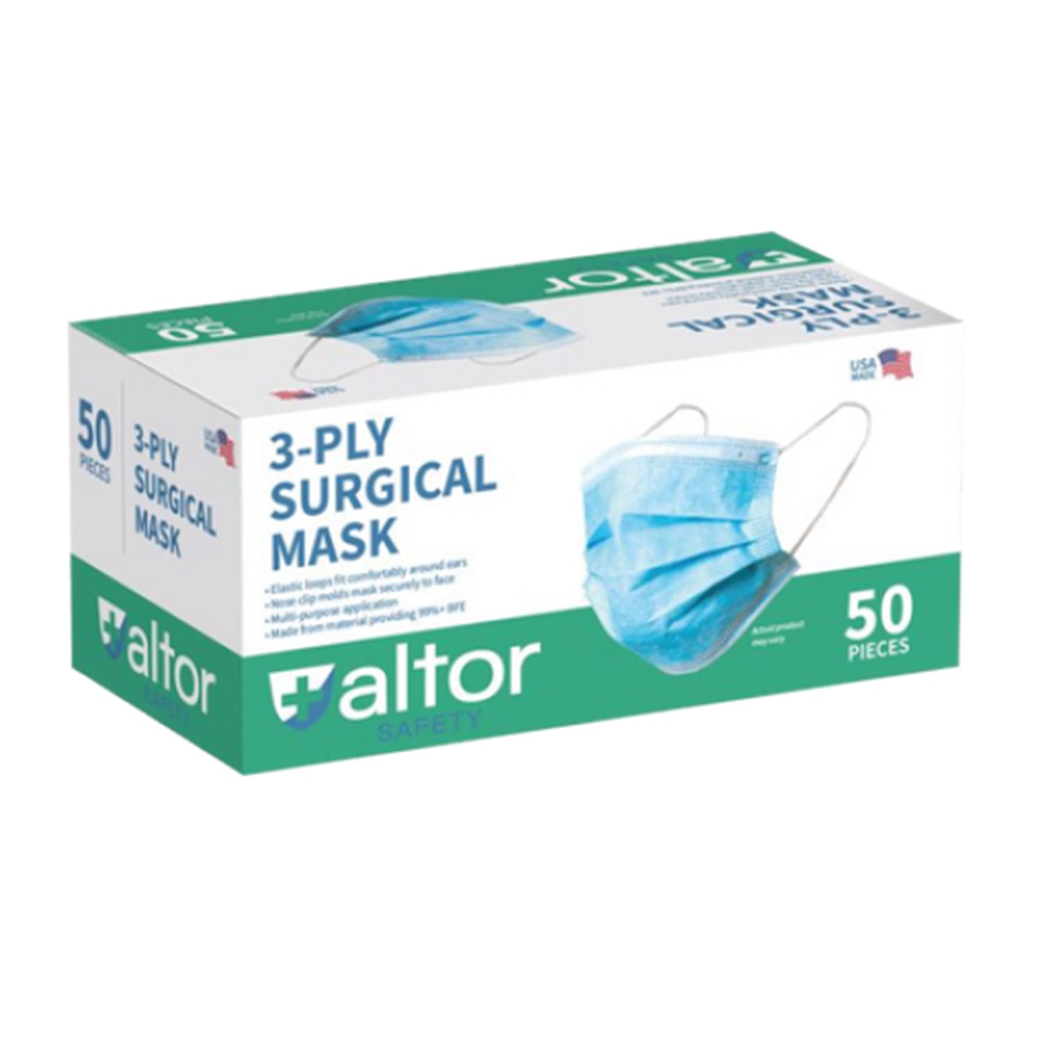 3-PLY ASTM LEVEL 1 SURGICAL DISPOSABLE FACE MASK - SRT Supply